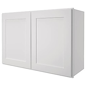 LOVMOR Wall-Mounted Bathroom Cabinet, Medicine Cabinet, Bathroom Cabinet Wall Mounted with Adjustable Shelves & Soft-Close Door, 12" D*36" W*24" H