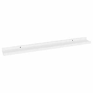 SunshineFace 31 Inch Long Floating Shelves for Wall Mounted, MDF Picture Ledge Floating Shelf Set of 4, Wall Shelves for Bedroom, Living Room, Office, Nursery, Kitchen Storage(White, 31.5"x3.5"x1.2")