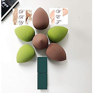 TONSNY beauty sponge Makeup Sponge for Foundations, Cosmetics Beauty Sponge and Vegan Makeup Sponge - For Powder, Cream or Liquid 2 Piece