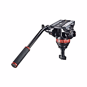 Manfrotto MVH502A,546BK-1 Professional Fluid Video System with Aluminum Legs and Mid Spreader (Black)