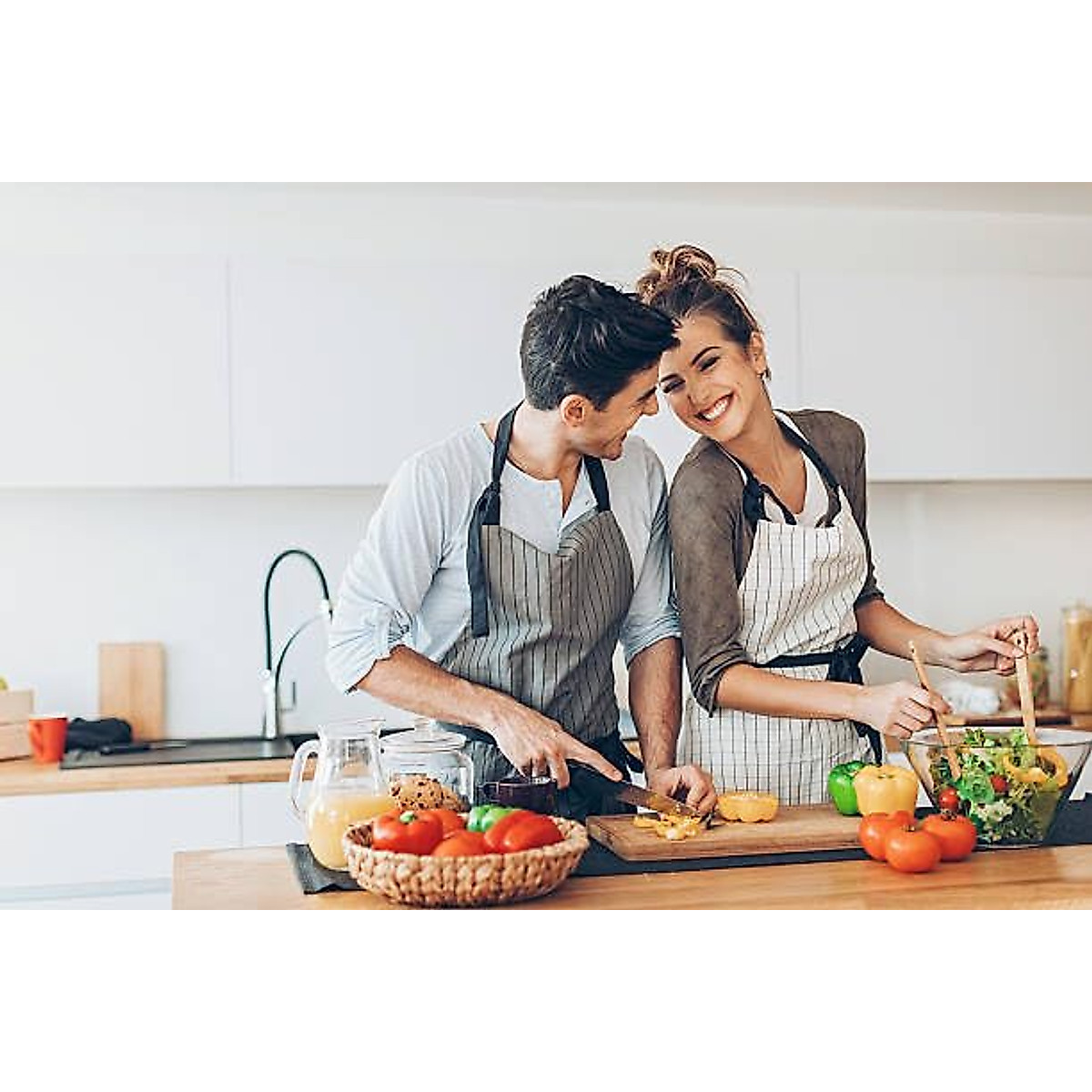 Cooking Utensils Set, 19-Piece Silicone Utensil and Knife Set with Block, Including 11 Silicone Utensils, 5 Stainless Steel Knives, Scissors, Kitchen Utensils Block and Cutting Board by ITZZO-Pink