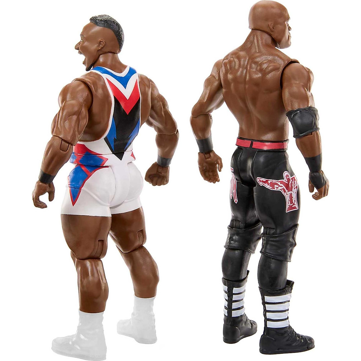 Mattel WWE Big E vs Bobby Lashley Championship Showdown Action Figure 2-Pack with Mattel WWE Championship, 6-inch