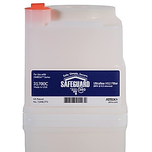 Atrix 31700 Safeguard 360 Toner and Dust Filter Cartridge for Omega Series, 1-Gallon, Opaque