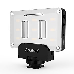 Aputure Amaran AL-M9 LED Light Built in Battery Pockable Mini TLCI/CRI 95+ On-Camera Video Lights 9pcs SMD Lighting for DSLR Camera