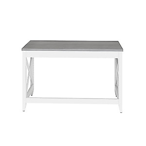 Alera ALEWSF4824GY 47.24 in. x 23.62 in. x 29.53 in. Farmhouse Writing Desk - Gray
