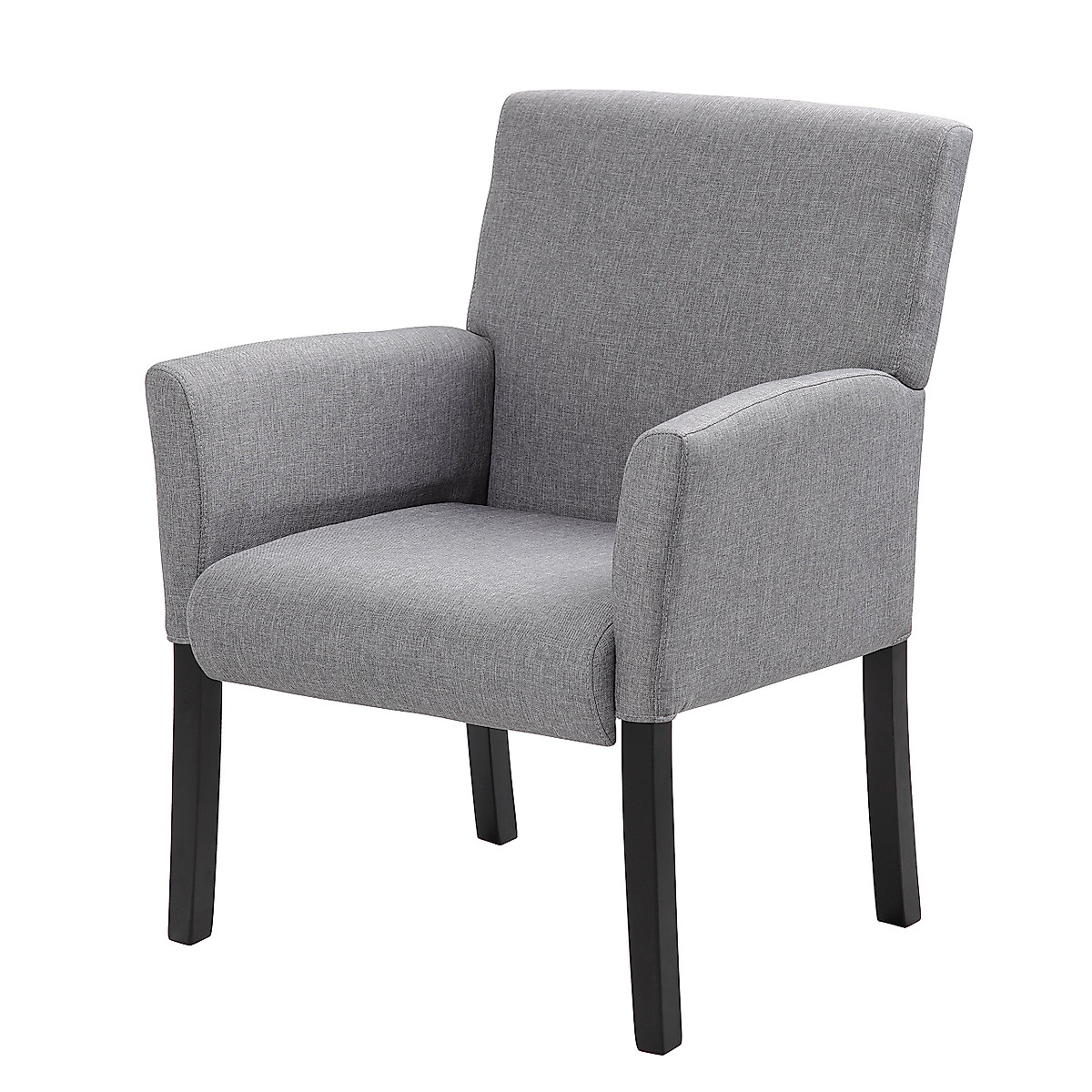 Boss Office Products Contemporary Guest Chair in Grey