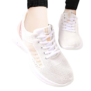 Fashion Autumn Women Solid Color Lace Up Thick Sole Comfortable Casual Style