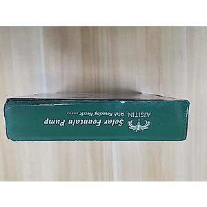 AISITIN 6.5W Solar Fountain with LED Colorful Lights & 3000mAh Battery, Solar Bird Bath Fountain Pump with Fixed Bracket and Multiple Nozzle, Solar Water Fountain Pump for Garden, Pond and Outdoor