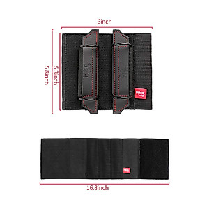 Hikig Visor Tablet Mount for 7-11 Inch Tablets, iPad 6/5/4/3/2/1, iPad Mini 5/4/3/2/1, iPad Air 3/2/1, Kindle, Android Tablets - Black