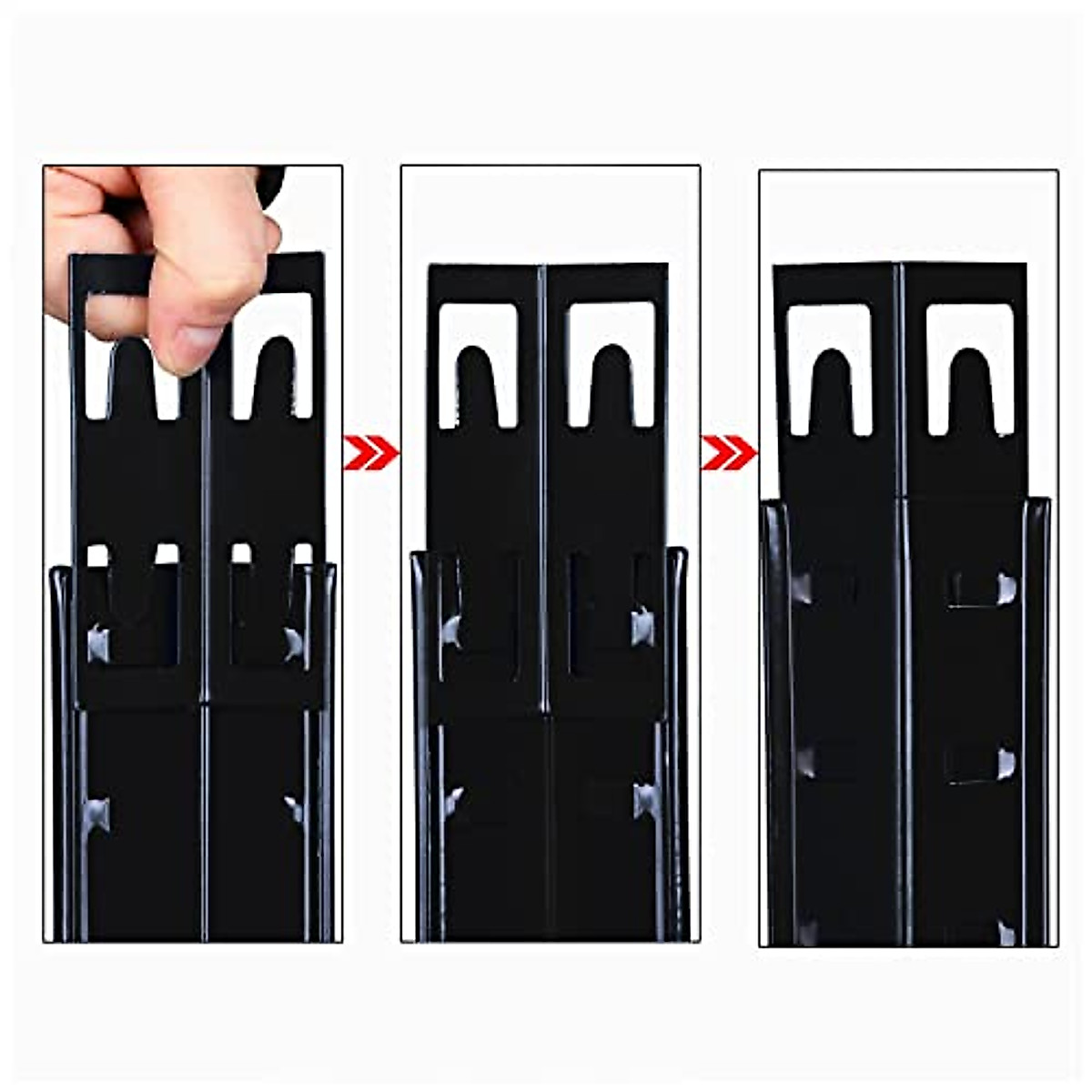 Shelf Organizer - Garage Shelves, Heavy Duty Metal Shelving Unit, Storage Shelf, Utility Rack, Standing Racking Units for Kitchen Pantry Closet Workshop Shed, 5 Tier, 66x30x12inch(H*W*D), Black