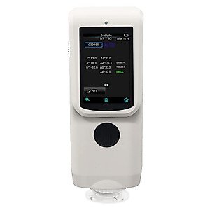 YFYIQI Portable Spectrocolorimeter Paint Ink Textile Printing Spectral Colorimeter Color Difference Analyzer with 8mm Aperture LED Light Source Wavelength Range 400 to 700nm Displayed Accuracy 0.1