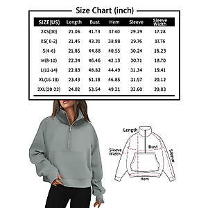 AUTOMET Womens Sweatshirts Half Zip Cropped Pullover Fleece Quarter Zipper Hoodies 2024 Fall Fashion Outfits Clothes DarkPink Medium