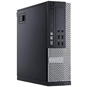 Dell Desktop Computer Core i7-6th Gen, 16GB, 500GB SSD, 2 New 24" Monitors, Wireless Keyboard and Mouse WiFi, 4 in 1 USB Hub Win 11 Pro (Renewed)