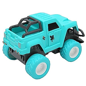 RC Race Car Toy, ABS 1/24 High Speed Remote Control Car Toy for Children Gift (Green Blue)