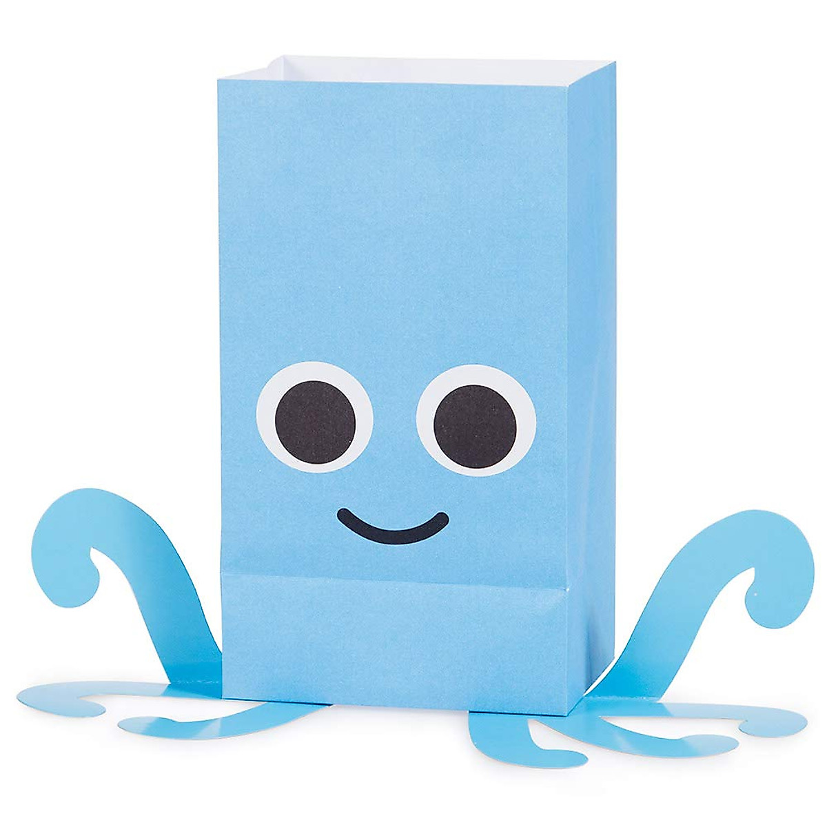 Creative Converting 333021 Assorted Sea Animals Paper Treat Bags, 8ct