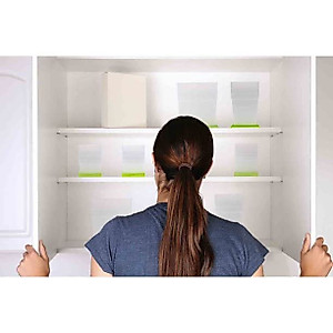 Arrow Plastic Stor-Keeper Freezer Storage Containers - 1.5 Pint Set of 4 Containers by Arrow Plastic