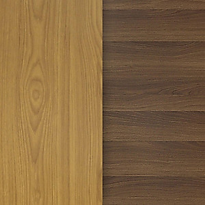 Flash Furniture 36'' Round Table Top with Natural or Walnut Reversible Laminate Top