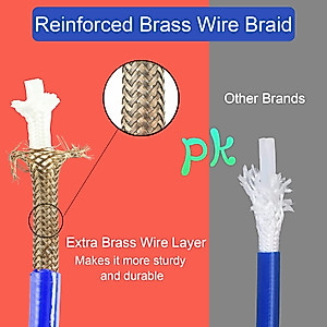 GYLBF 50ft x 1/4" Upgraded Airless Paint Sprayer Hose Sprayers, Airless Paint Hose Made of Four Layers of Quality Materials, Contains Encrypted steel wire Layer