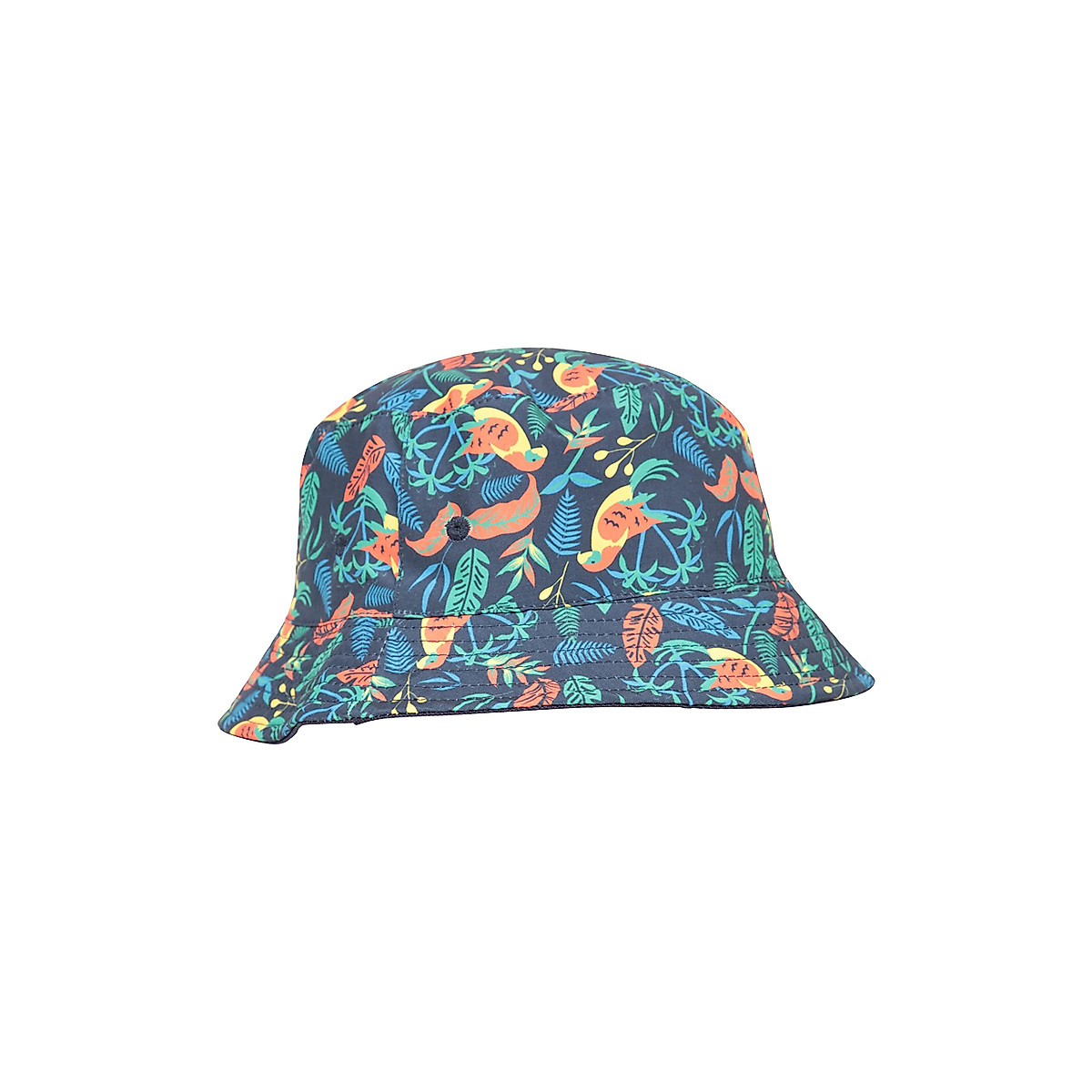 Mountain Warehouse Kids Reversible Bucket Hat - Summer, Girls Boys Navy Small/Medium