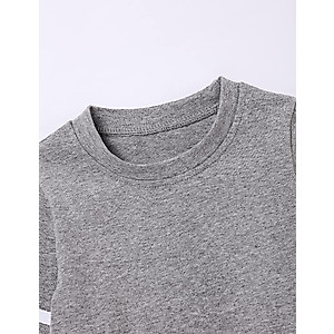 oklady Toddler Boy Clothes Stripe Long Sleeve T-Shirt Tops Sweatsuit Pants Sets Fall Winter Baby Boy Clothes 3T 4T