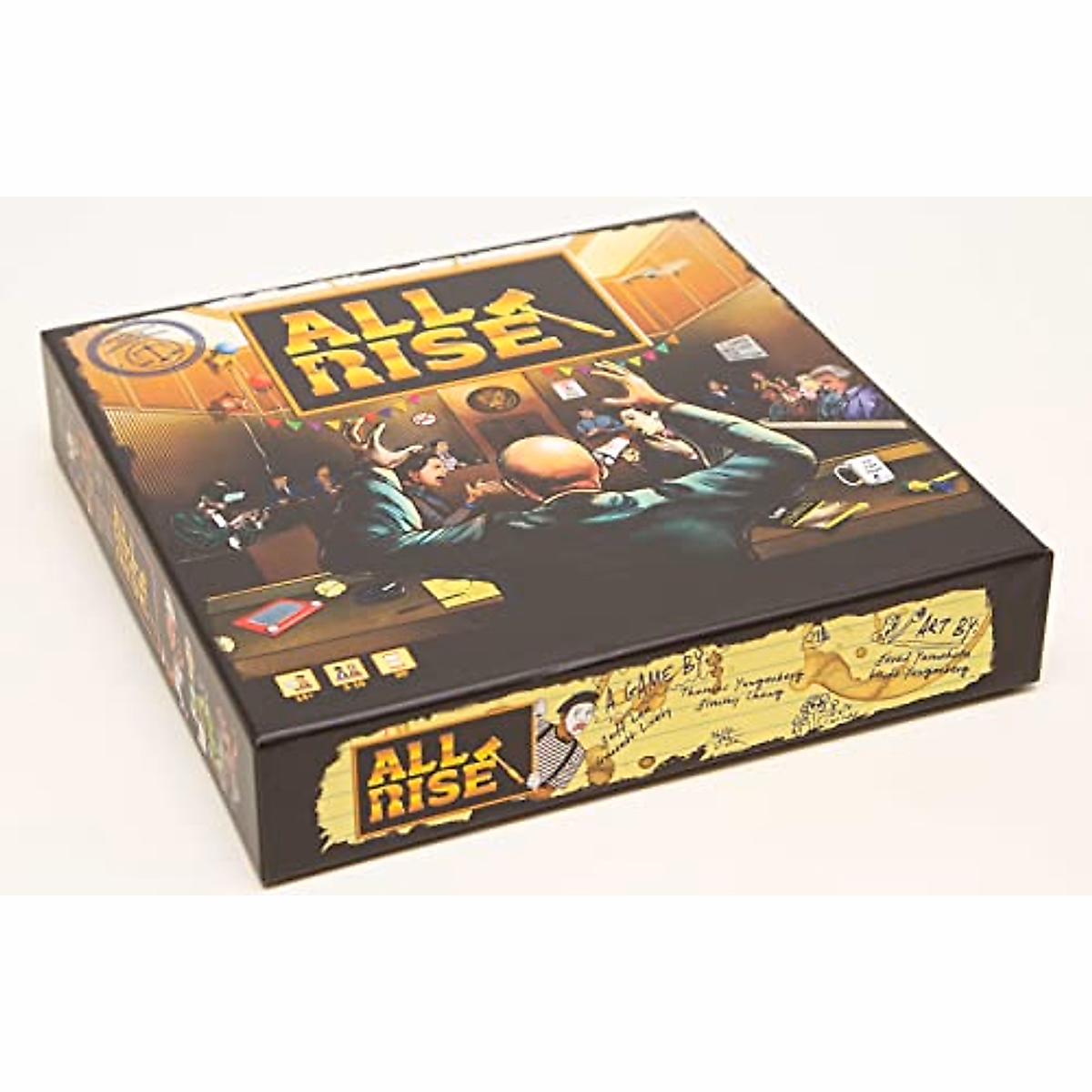 All Rise Board Game - The Ridiculous Game of Off-The-Cuff Storytelling and Courtroom Debate!