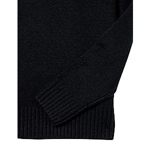 Amazon Essentials Men's Long-Sleeve Soft Touch V-Neck Sweater, Black, X-Large