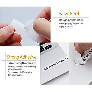 Greateam Compatible TZe-335 Black Tape Replacement for Brother P-Touch White on Black TZe TZ Tape 12mm 0.47 Inch TZe335 TZ-335, Black Label Maker Tape for PT-D210 PTH110 PTD600 PTD400 PT-1280, 4-Pack