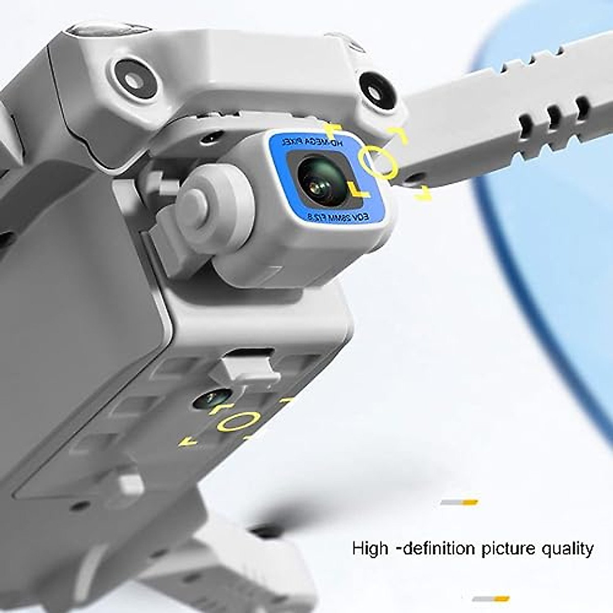RKSTD RC Drone With Camera - One Button Takeoff/Landing, Gravity Sensor, Gesture Control, 3D Flip, Voice Control, HD RC Drone For Kids, Fpv Adult Beginner RC Drone, Holiday Gift