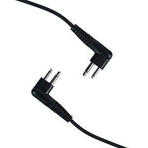 Klykon 2 Pin Covert Acoustic Tube Earpiece Headset with Mic PTT for Motorola cls1110 cp200 cls1410 cp185 cp200d rdm2070d walkie Talkie 2 Way Radio(10 Packs)