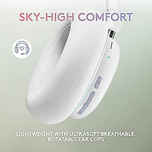 Logitech G735 Wireless Gaming Headset + G705 Mouse, Customizable LIGHTSYNC RGB Lighting, Lightspeed Wireless, Bluetooth, PC/Mac/Laptop - White Mist