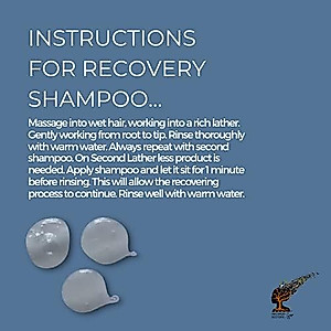 Recover Restore Gro Hydrating Shampoo | All hair types | Hair Growth | Sulfate Free | Vegan | Aloe Vera base | 8oz.