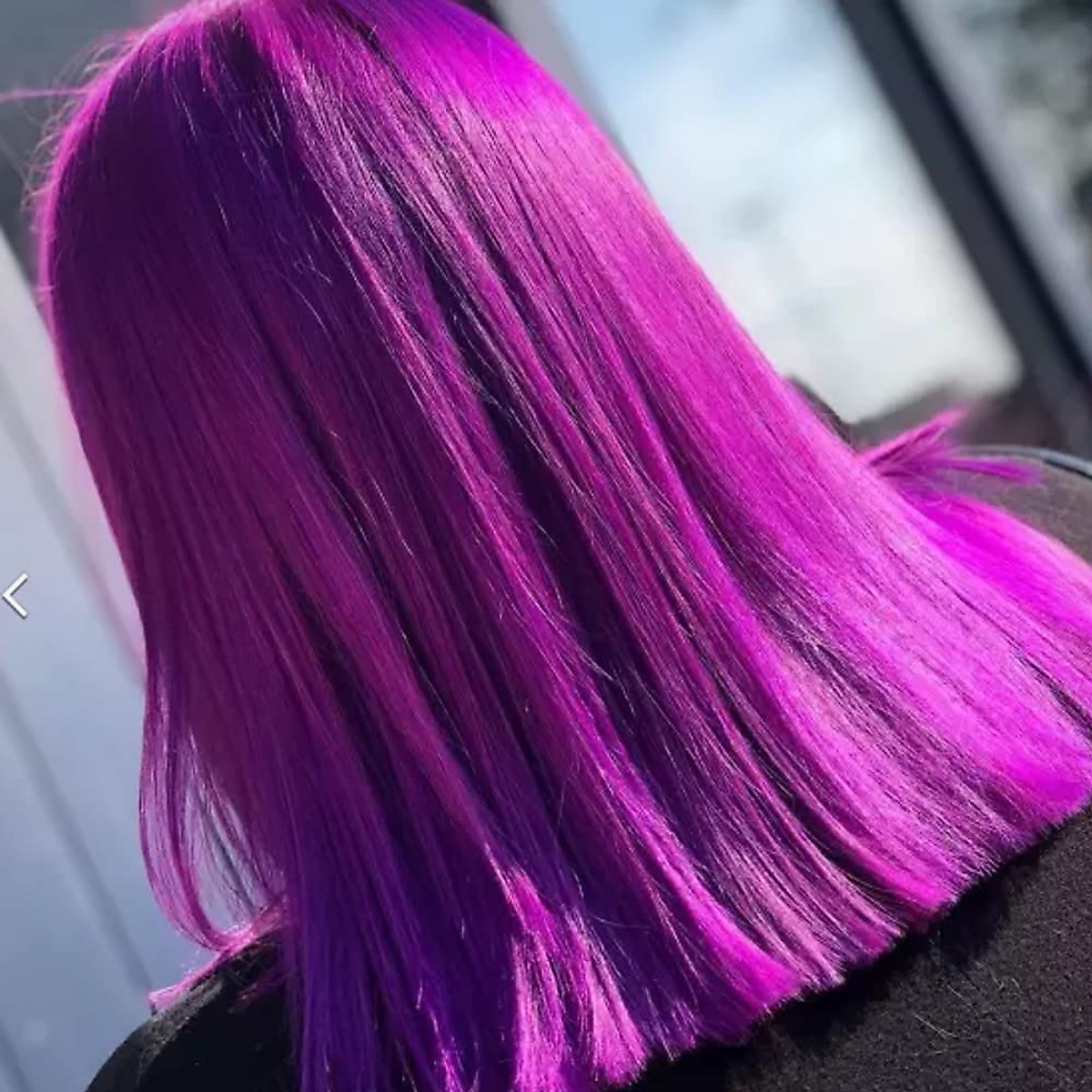 MANIC PANIC Purple Haze Dark Purple Hair Dye - Classic High Voltage - Semi Permanent Warm, Very Dark Purple Hair Color - Vegan, PPD And Ammonia Free (4oz)