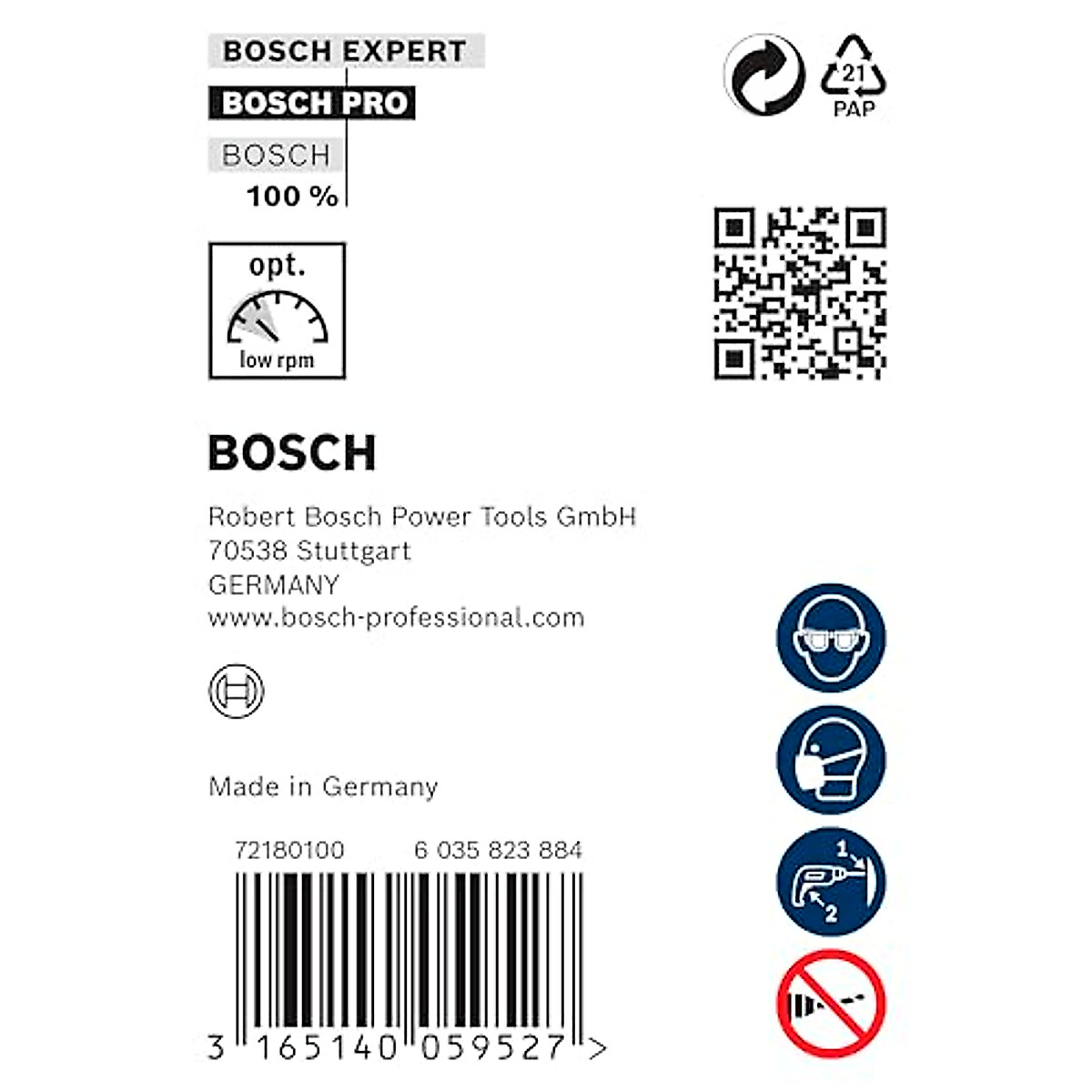 Bosch 2608596346 Formwork Drill Bit with Cylindrical Shank 16mmx23.62In