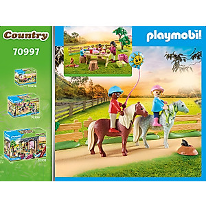 Playmobil Pony Farm Birthday Party