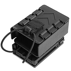 Polymer Radio Holster Molle Walkie Talkie Holder Tactical Duty Belt Radio Case Two Way Radio Pouch for BaoFeng UV5R 888S F8HP Kenwood Icom HYT Arcshell Retevis APX 6000 （2.9" L x 2.6" W x 4.1" H）