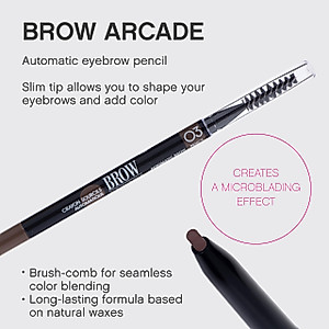 Vivienne Sabo Paris - Automatic Eyebrow Pencil Brow Arcade, Chestnut (Shade 03), Natural Looking Brows, All Day Wear, Cruelty Free