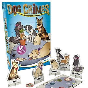 ThinkFun Dog Crimes Logic Game - Engaging Brainteaser for Kids and Adults | Fun Detective Theme | Memory and Reasoning Skill Builder | Unique Artwork | Suitable for Ages 8 and Up