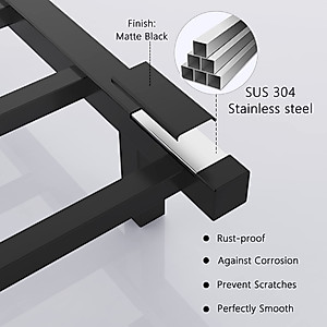 Sharpeye Towel Warmer with 24hr Timer, Matte Black Heated Towel Rack for Bathroom, Plug-in/Hardwired, Wall Mounted Electric Towel Drying Rack, with Temperature Control