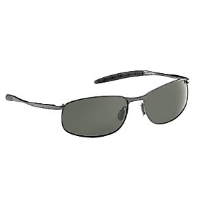Flying Fisherman San Jose Polarized Sunglasses with AcuTint UV Blocker for Fishing and Outdoor Sports, Gunmetal Frames/Smoke Lenses