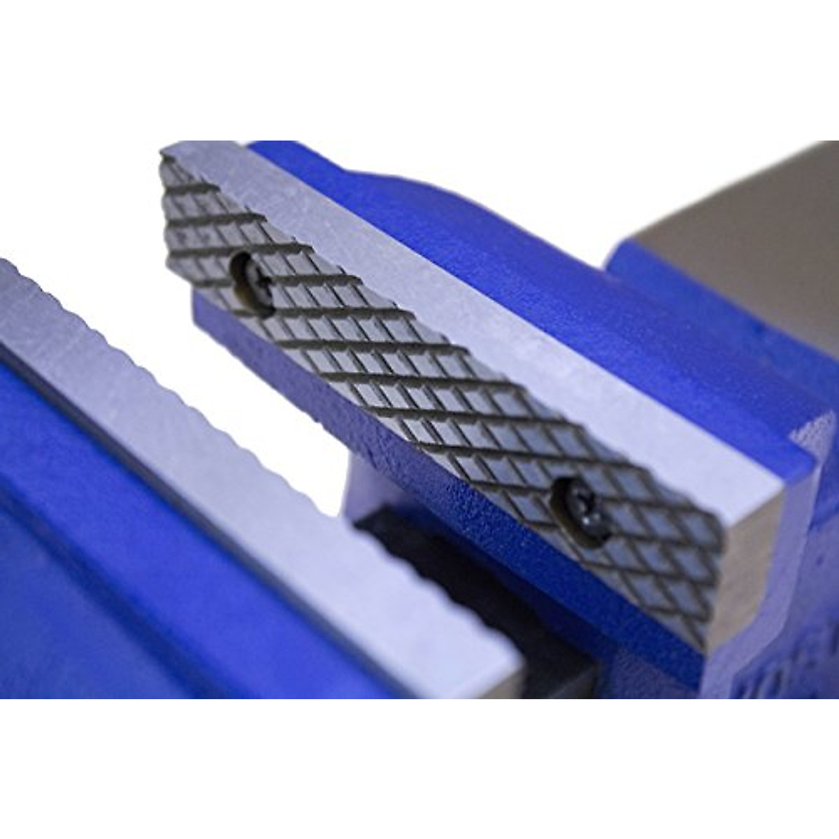 Yost Vises Tool 4-Inch Workshop Duty Bench Vise, Model BV-4, with 120-Degree Swivel Base, Blue