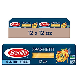 BARILLA Gluten Free Spaghetti, 12 ounce, Pack of 12