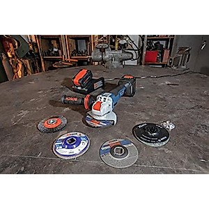 BOSCH TCWX27S450 4-1/2 In. x .045 In. X-LOCK Metal/Stainless Fast Cutting Abrasive Wheel 60 Grit Compatible with 7/8 In. Arbor Type 27A (ISO 42) for Applications in Metal, Stainless Steel Cutting