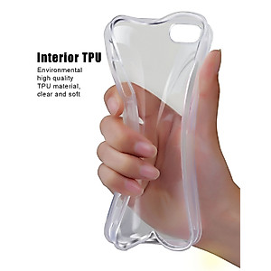 iPhone 6 Case, iPhone 6s Case, Ansiwee Reinforced PC Frame Crystal Durable Shock-Absorption Flexible Soft Rubber TPU Bumper Hybrid Protective Case for Apple iPhone 6/6s 4.7inch (Pearl White)