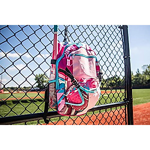 Rawlings | REMIX Backpack Equipment Bag | T-Ball & Youth Baseball / Softball | Pink