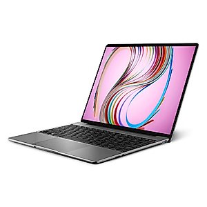 CHUWI 2022 Newest GemiBook Laptop Computer,Windows 10 Ultra-Thin Laptop,8G RAM 256GB SSD,Intel Celeron J4125 Processor,13 inch Full HD 2K IPS Display,PD Fast-Charge, Backlit Keyboard, Full Metal