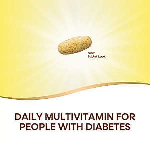 Nature's Way alpha betic, Diabetic Multivitamin for Daily Nutritional Support, with B-Vitamins for Energy Metabolism Support*, Alpha Lipoic Acid, Taurine, Lutein, 30 Tablets