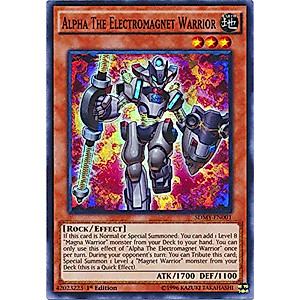Yu-Gi-Oh! - Alpha The Electromagnet Warrior (SDMY-EN001) - Structure Deck: Yugi Muto - 1st Edition - Super Rare
