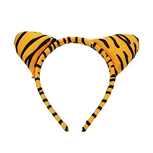 Liatunou Tiger Headband,Tiger Costume Headwear Cute Tiger Ears for Halloween Christmas Party Favor Birthday Gift