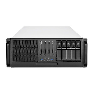 SilverStone Technology RM41-H08 4U Rackmount Server Case with 5 x 3.5 Hot-Swappable Bay and 3 x 5.25 Bays with USB 3.1 Gen 1 (SST-RM41-H08)