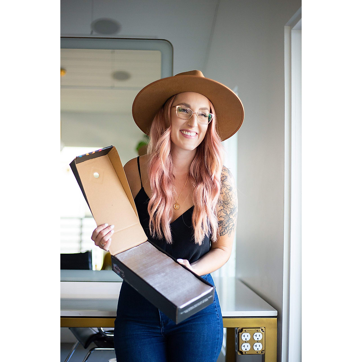 Framar 5x12 Star Struck Silver Embossed Pre Cut Aluminum Foil Sheets, Hair Foils For Highlighting - 500 Foil Sheets